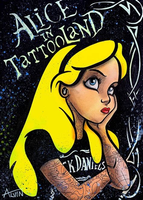 Alvin Silvrants Disney Alice In Tattoo Land Wonderland Catawiki