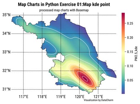 绘图提高篇 python basemap核密度空间插值可视化绘制 知乎