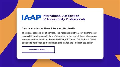 ondřej pohl cpwa on linkedin a11y accessibility webaccessibility