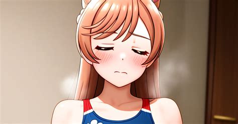 虹ヶ丘ましろ 競泳水着ましろ ナイフフィッシュリク不可のイラスト Pixiv
