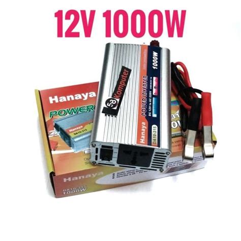promo inverter pure sine wave 1000w dc ke ac dc 12v 24v to ac 220v usb