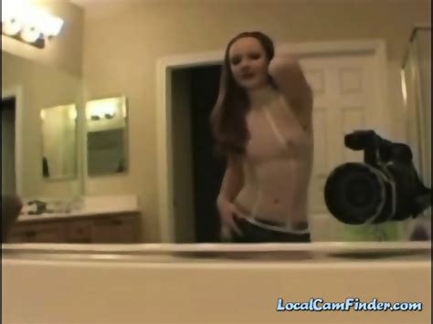 Dance Red Head Dances In Her Bathroom Eporner