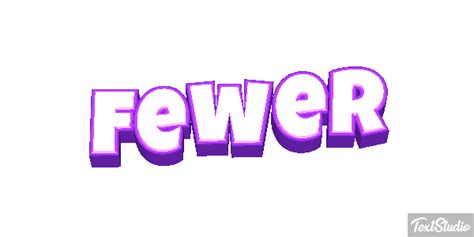 Fewer Word Animated Logo Designs