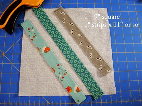 Modern String Quilt Block Tutorial DIY Tutorial Ideas