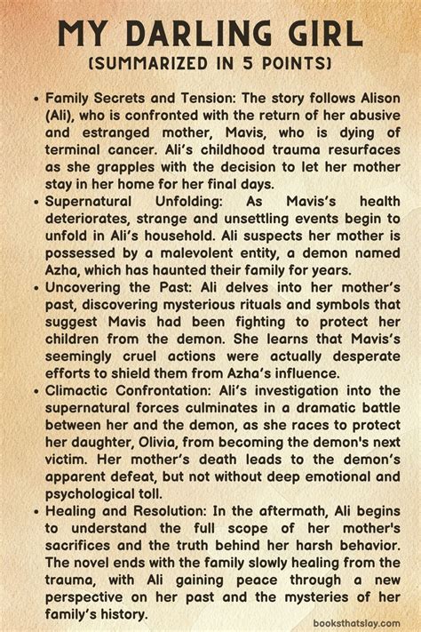 My Darling Girl Summary Characters And Themes