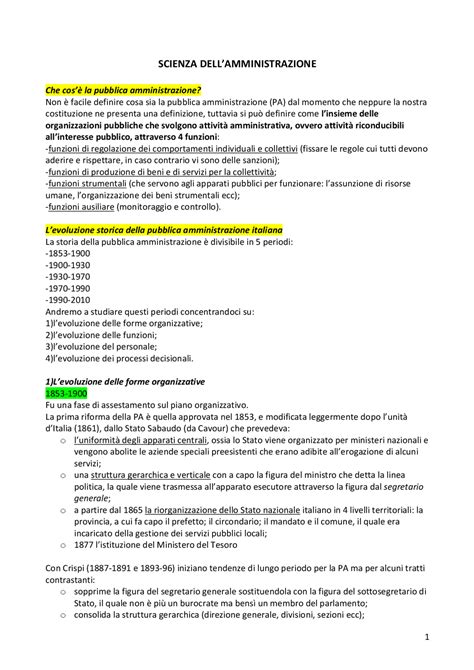 Appunti Completi Di Scienza Dellamministrazione Unipd Appunti Di