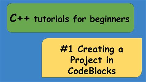 Create A Project In Codeblocks C Tutorials For Beginners