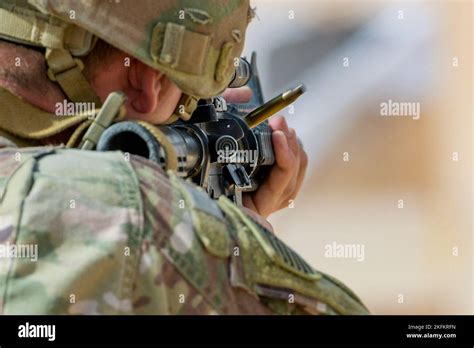 A Us Soldier With Task Force Americal From The 1st Battalion 182nd