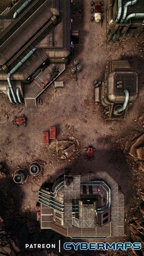 Cybermaps Cyberpunk Scifi Futuristic Animated Maps Map