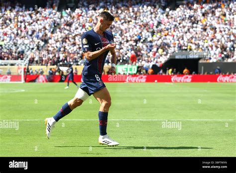 Fabian Ruiz Of Paris Saint Germain Celebrates Scoring His Teams Third