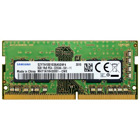 Samsung 8GB DDR4 3200 MHz PC4 25600 SODIMM Laptop Memory RAM
