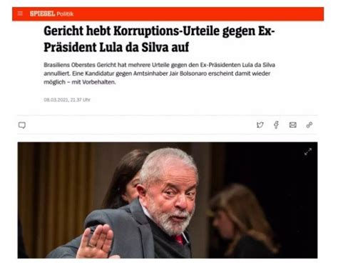 Anulação Das Condenações De Lula Repercute Na Imprensa Internacional
