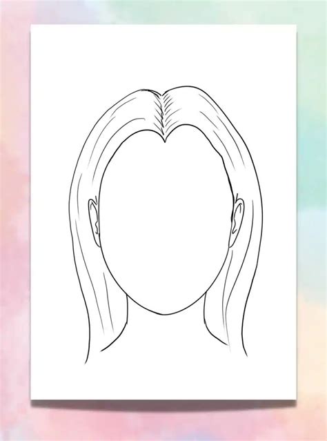 Blank Face Diagram
