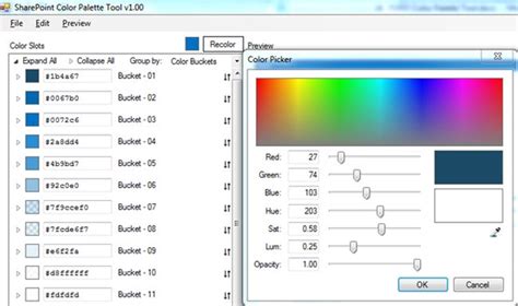 Create And Deploy Color Palette In Sharepoint