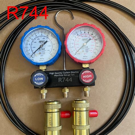 에어컨용 냉매 매니폴드 압력계 키트 에어컨 도구 호스 및 후크 R 744 자동차용 Aliexpress