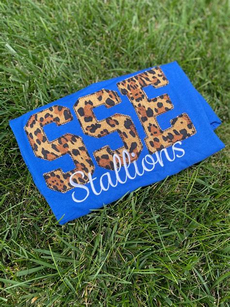 Custom Personalized School Initials And Mascot Trendy Teacher Tee