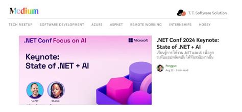 Ttsoftware Solution บน Linkedin สรุปเนื้อหาจากงาน Net Conf Focus