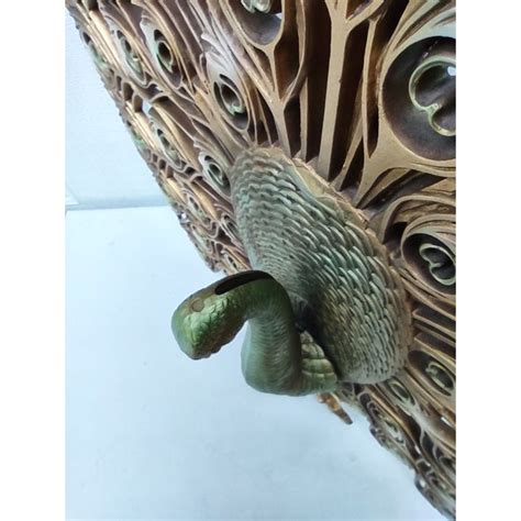 Vintage Mid Century Modern Boho Hollywood Regency Burwood Gold Green