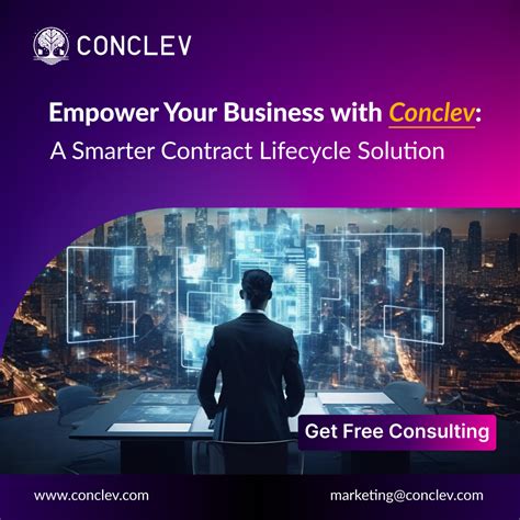 Empower Your Business With Conclev A Smarter Contract Lifecycle