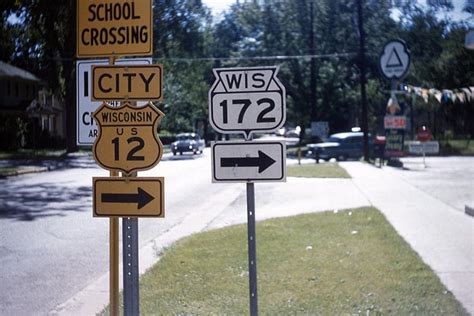 Wisconsin State Highway 172 And City Route U S Highway 12 AARoads