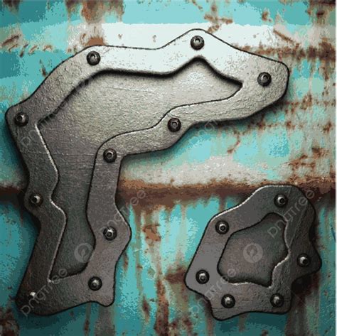 Old Metal Background Element Metal Illustration Vector Element Metal Illustration Png And