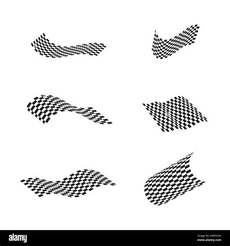 Race Flag Icon Simple Design Illustration Vector Stock Vector Image