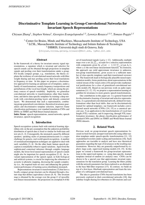 (PDF) Discriminative Template Learning in Group-Convolutional Networks for Invariant Speech ...