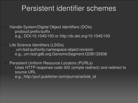 Ppt Lter Pasta And Persistent Identifiers Powerpoint Presentation Free Download Id3326471