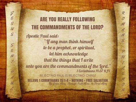 Apostle Paul Said “if Any Man Think Himself To Be A Prophet Or