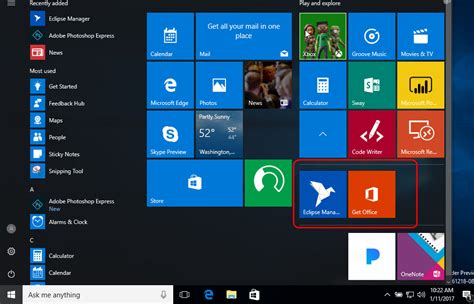 Как в меню Пуск Windows 10 сортировать плитки приложений создавая