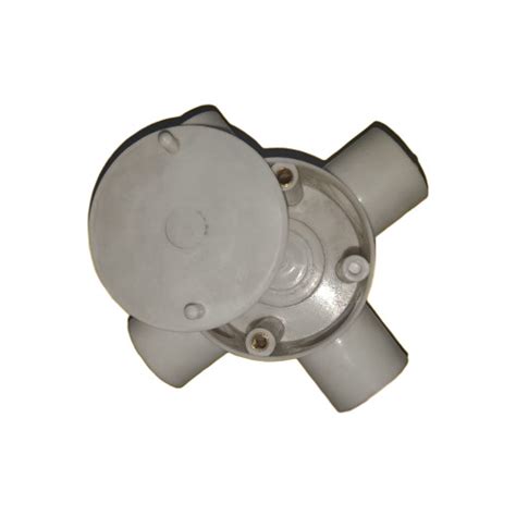 Pvc Junction Box Durable Pvc Custom Size Gray Color Waterproof