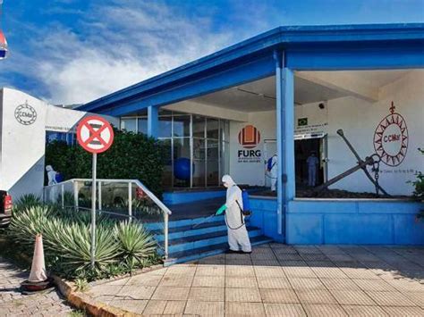 Grupamento de Fuzileiros Navais do Rio Grande realiza desinfecção em instalações da FURG