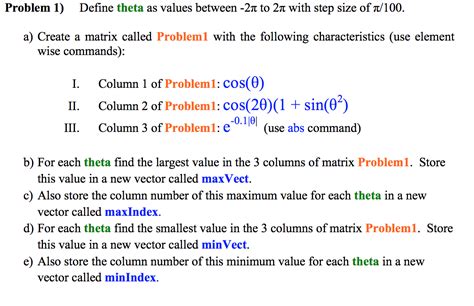 problem 1 define theta as values between 2pi to 2pi