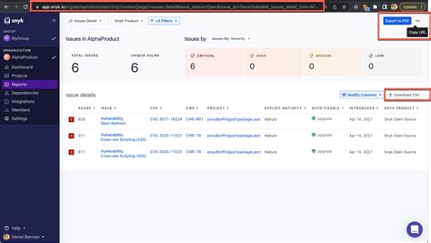 using snyk reporting for data driven security snyk