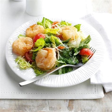 Crispy Shrimp Caesar Salad Recipe How To Make It