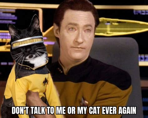 Cat Cosplay On Twitter Still My Favorite Response Pic Startrek
