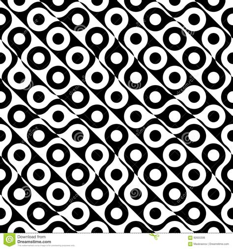 Seamless Curved Shape Pattern Stock Vector Illustration Of Futuristic