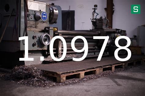 1.0978 - DIN/EN - Steel Material Sheet - SteelShop