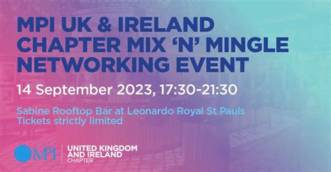 Mpi Uk And Ireland Chapter On Linkedin Eventprofs Networking Meetingprofessionals Eventprofsuk