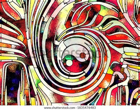 Spectral Texture Unity Stained Glass Series Stock Illustration 1835476483 Shutterstock