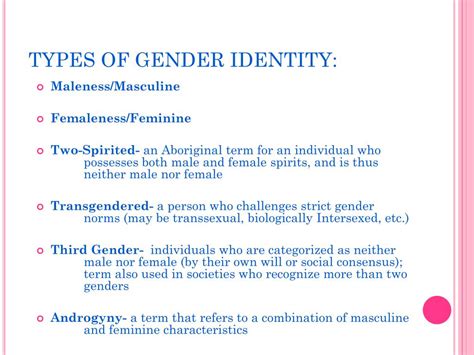 PPT UNDERSTANDING GENDER IDENTITY AND SEXUAL ORIENTATION PowerPoint Presentation ID 1752447