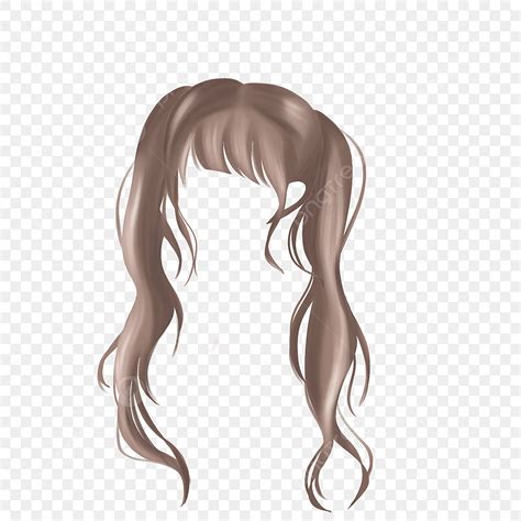 애니메이션 소녀 일러스트 갈색 머리 헤어 스타일 헤어 스타일 소녀 쌍말꼬리 Png 일러스트 및 Psd 이미지 무료 다운로드 Pngtree