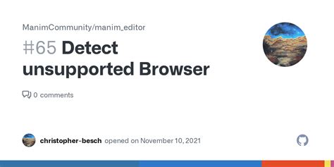 Detect Unsupported Browser Issue 65 ManimCommunity Manim Editor