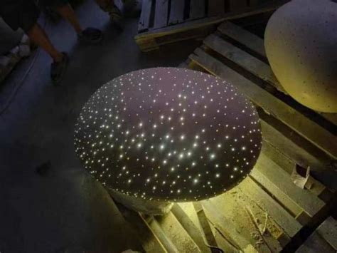 Light Transmitting Concrete Buluojia Wall And Floor Decoration With