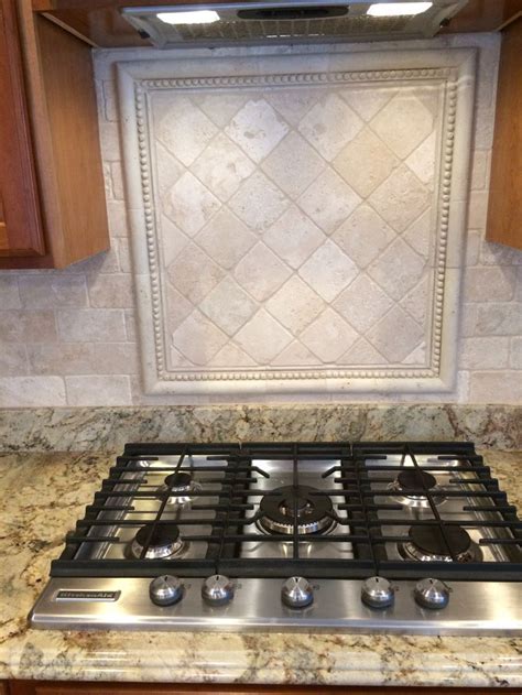 Tumbled Travertine Backsplash Tile