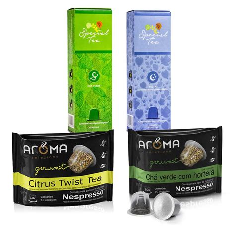 Café Fácil Kit Chás Compatíveis Refrescantes 40 Cápsulas