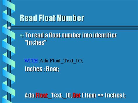 Read Float Number