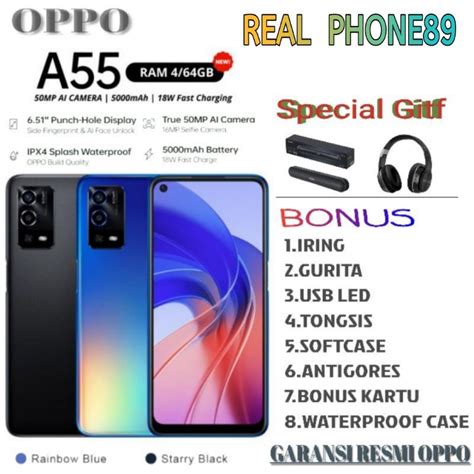 Jual OPPO A55 RAM 4/64 | a55 4/64 | A55 4/128 | OPPO A55 RAM 6/128 A53 ...