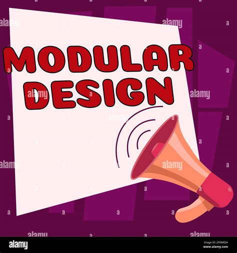 Text Caption Presenting Modular Design Business Idea Product Designing To Produce Product By