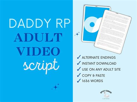 Daddy Roleplay Script W Alternative Endings Adult Industry Roleplay